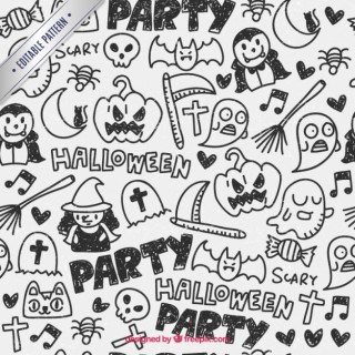 20 Free Vector Patterns for Spooky Halloween | Orphicpixel